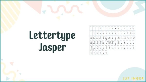 Lettertype Jasper: erg handig voor leerkrachten - jufinger.nl