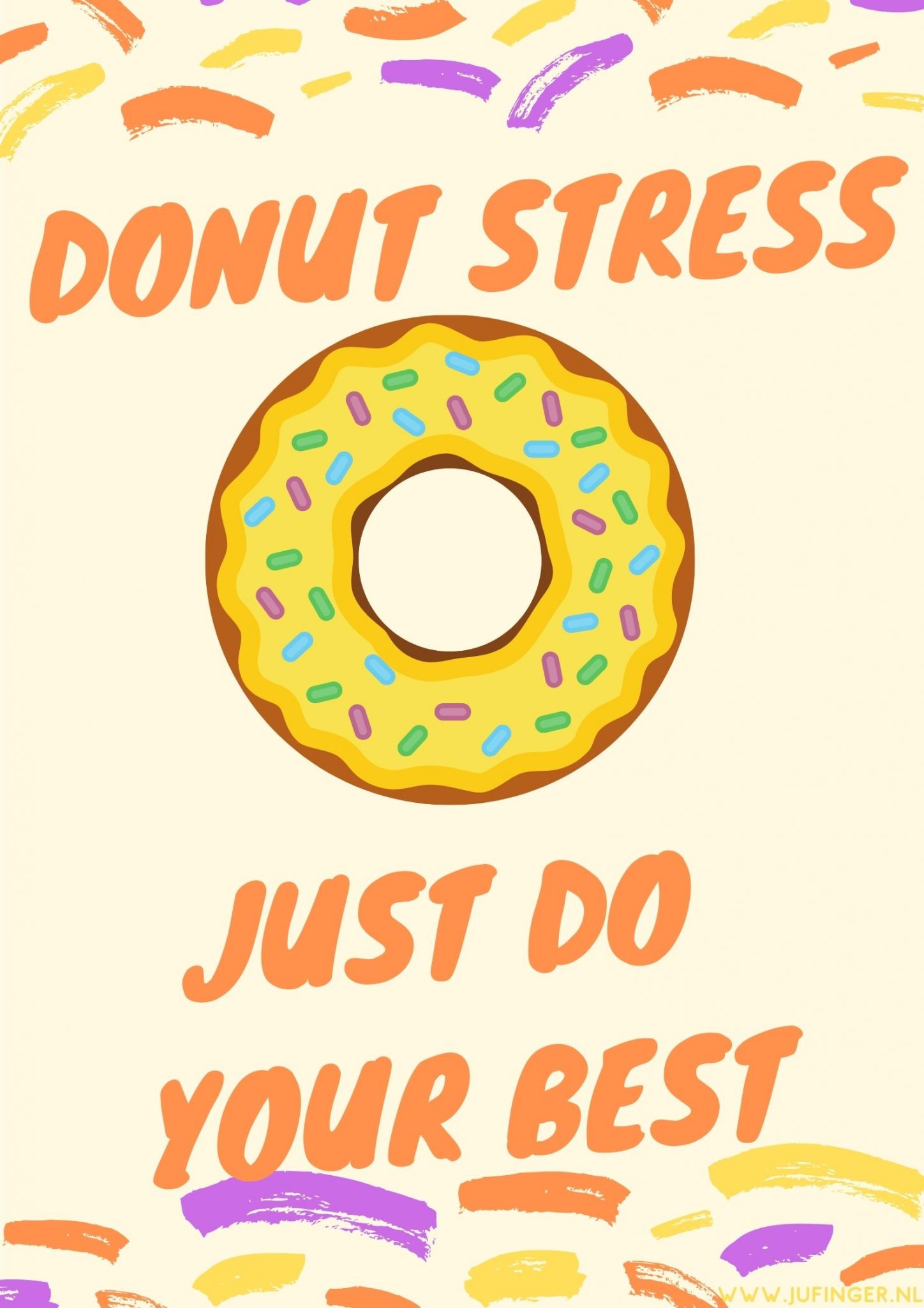 Thema donuts: motiverende posters en kaarten - jufinger.nl