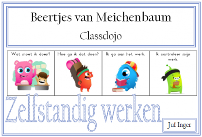 Beertjes van Meichenbaum - Classdojo - jufinger.nl